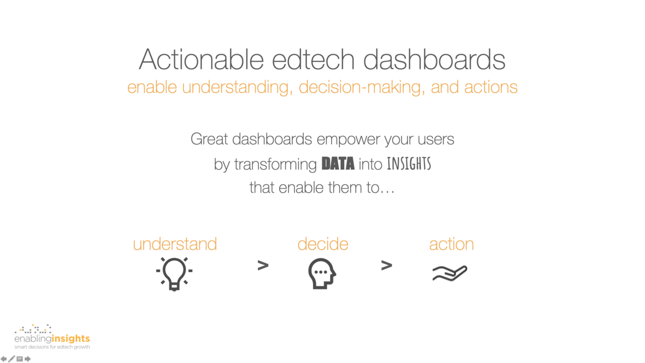 Eleven principles for designing more actionable edtech dashboards